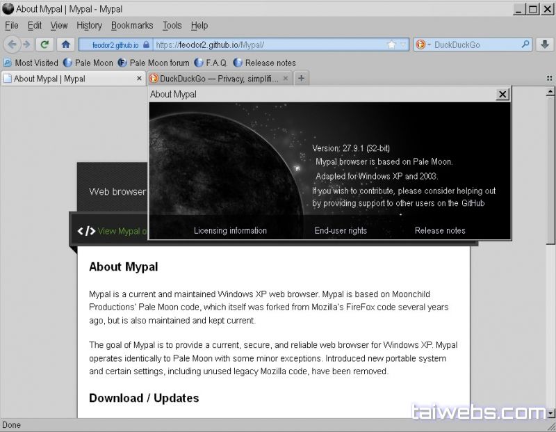 Mypal Browser
